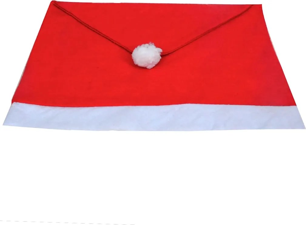 Potahy na opěradla židle 6 ks čepice Santa Clause 131012