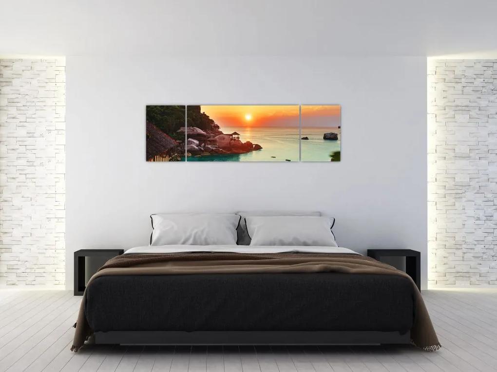 Obraz nádherné pláže (170x50 cm)