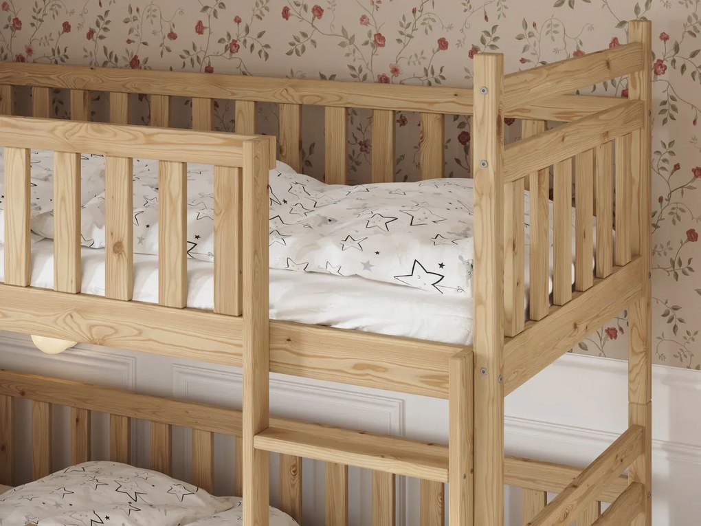 Rkids | Patrová postel Rino 80x180 Přírodní