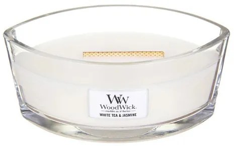 WoodWick Vonná svíčka loď White Tea & Jasmine 453,6 g