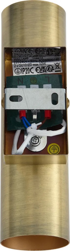 Moderní nástěnná lampa bronzová 2-světlo - Jeana