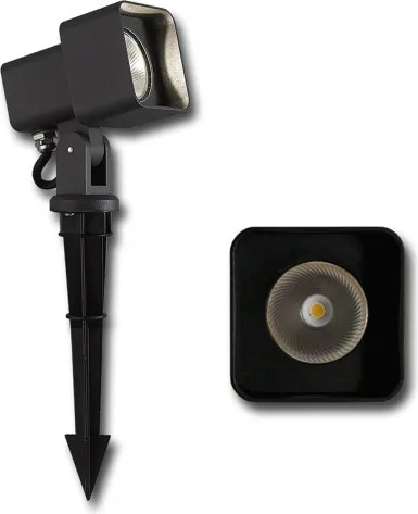 LED zapichovací svítidlo McLED Kira 7W 4000K IP65 černá ML-514.004.19.0