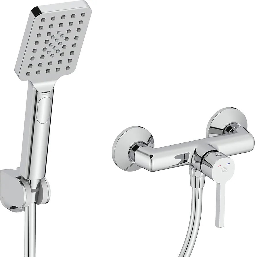 Laveo Alita, sprchová baterie s ruční sprchovou soupravou, chromová, LAV-BVA_041D