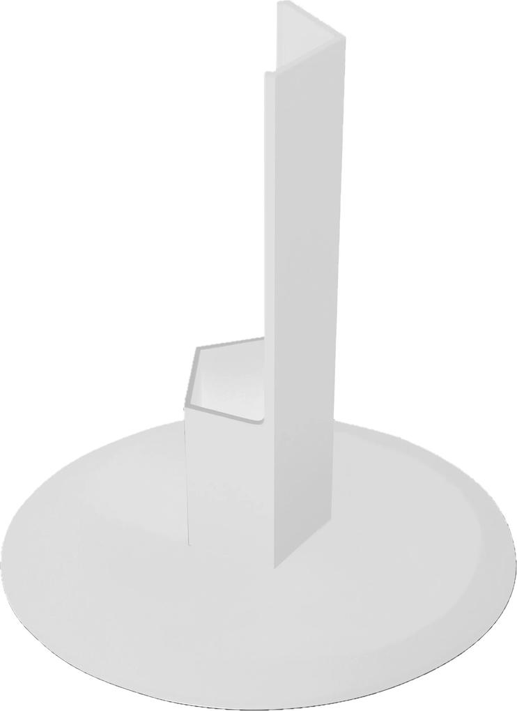 Modulární stojan na lampy Pencil rotační bílé