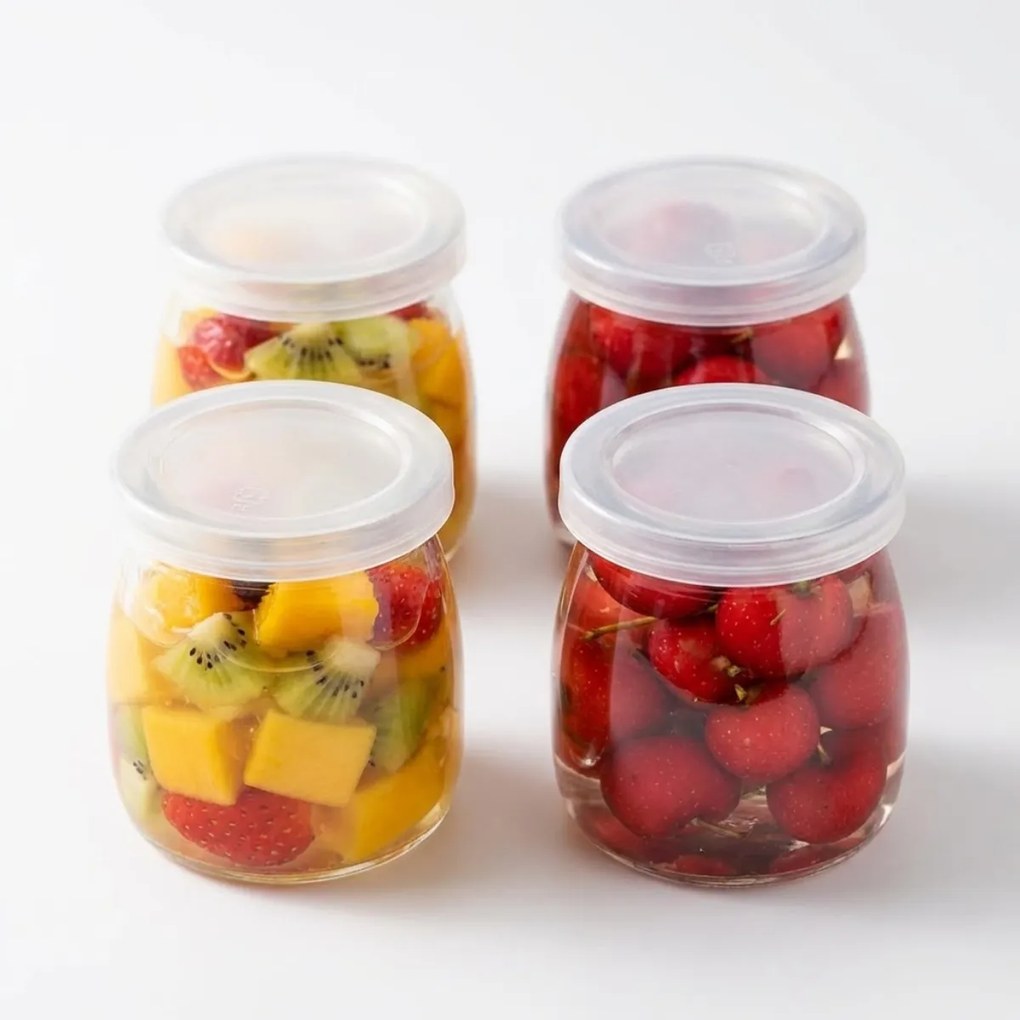 Orion 4 sklenice na jogurt / dezert s víčkem 4ks x 200ml YOGO