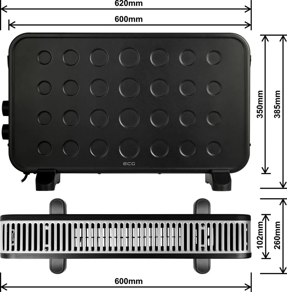 ECG TK 2070 Black