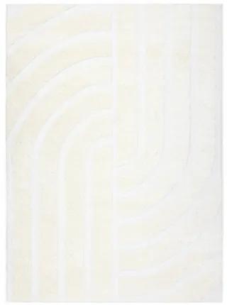Moderní koberec MODE 8631 geometrická krémová velikost 140x190 cm | krásné koberce cz