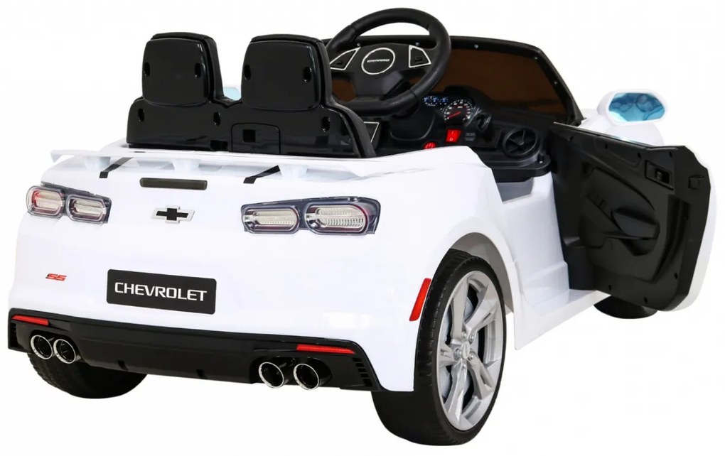 Dětské elektrické auto Chevrolet Camaro Bílé