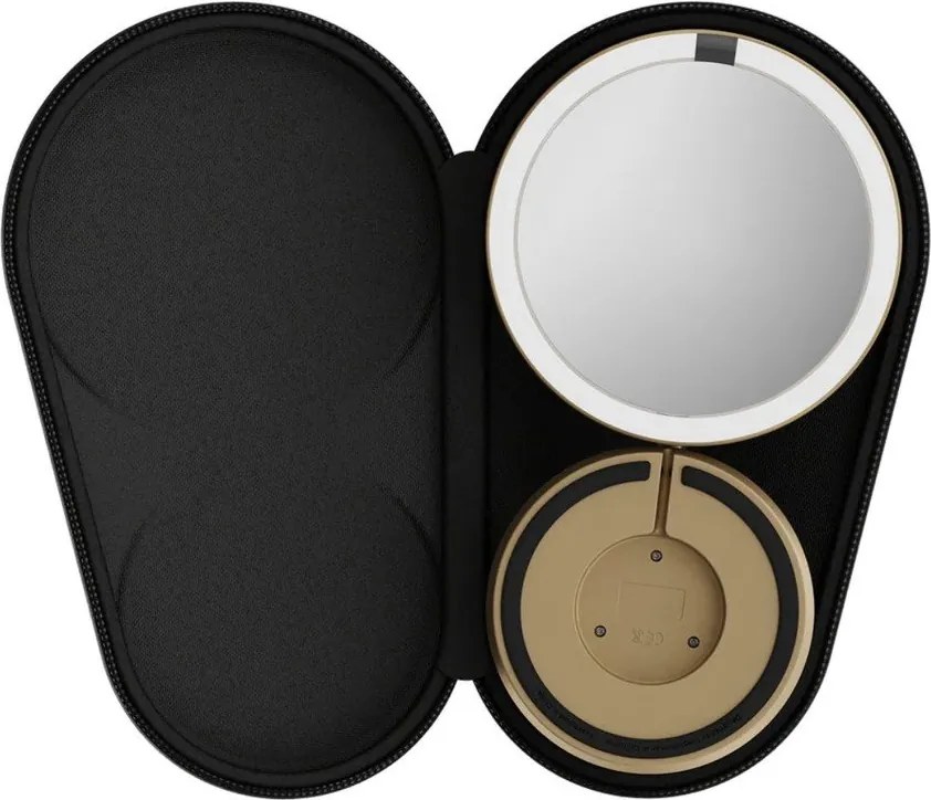 Kosmetické zrcadlo s osvětlením/zvětšovací (zvětšení 5x) ø 12 cm – simplehuman