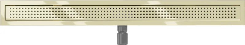 Mexen Flat M08 nerezový sprchový žlab 100 cm, zlatá, 1525100-15