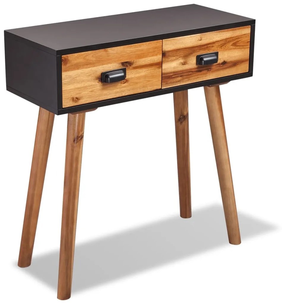 245479 vidaXL Konzolový stolek z masivního akáciového dřeva 70 x 30 x 75 cm
