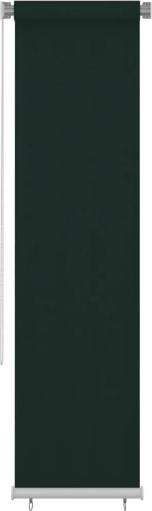 Venkovní roleta 65 (Š) x 230 (V) cm tmavě zelená HDPE 312822