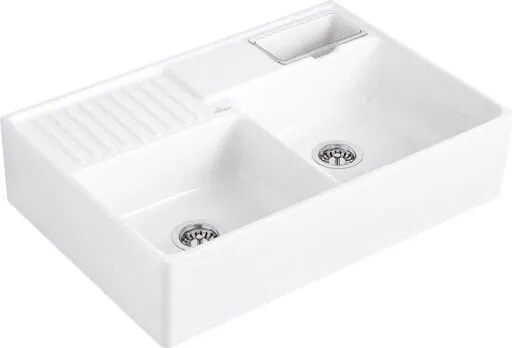Villeroy & Boch Double-bowl dřez bílá alpská 632391R1