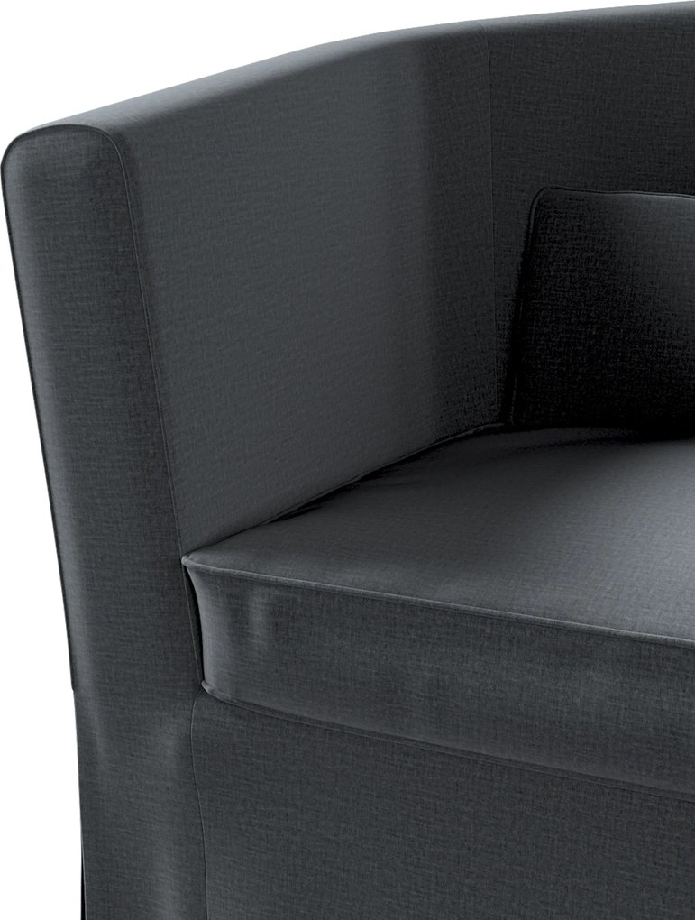 Potah na křeslo IKEA Ektorp Tullsta barva šedá látka sametová