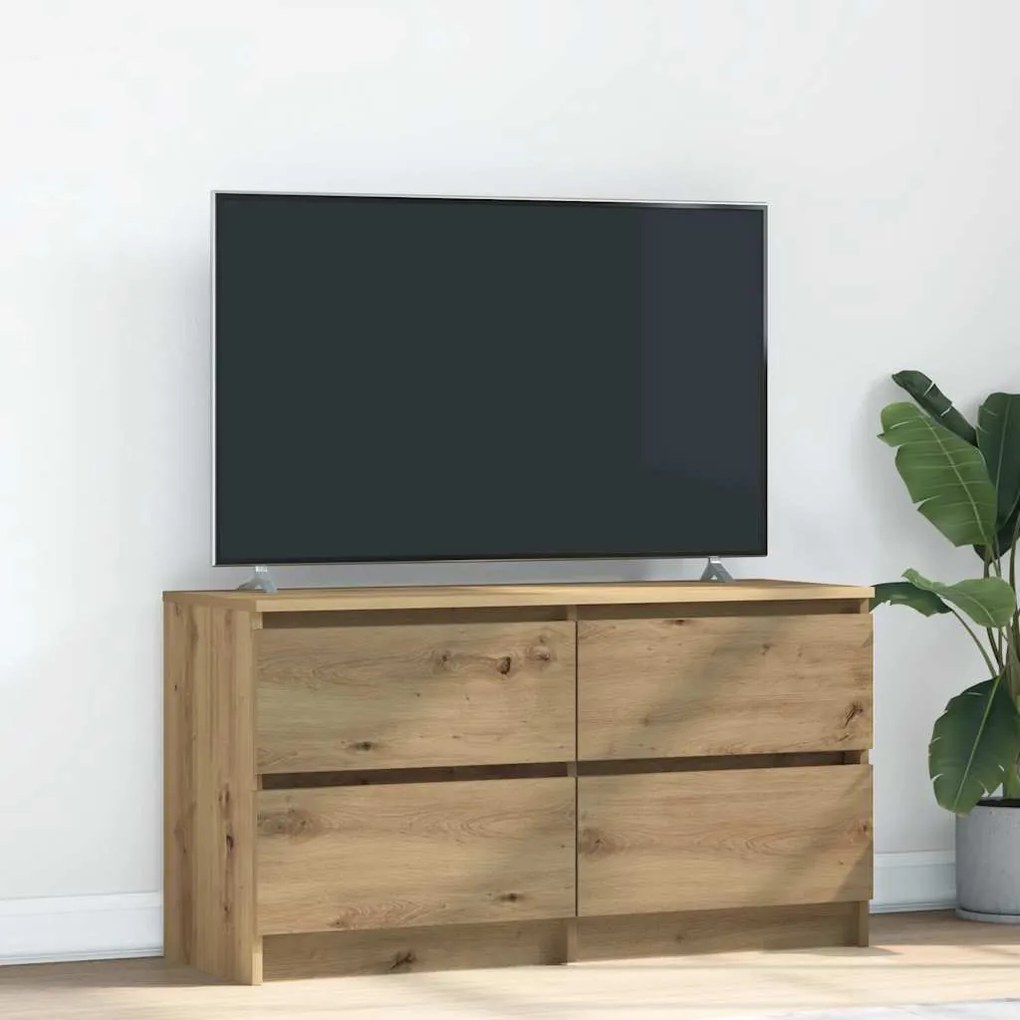 TV skříňka dub artisan 100x35x54 cm kompozitní dřevo