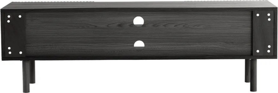 Černý TV stolek v dekoru jasanu 160x50x43 cm Sion – Jotex