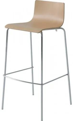 Dřevěná barová židle LILA - 3D4887