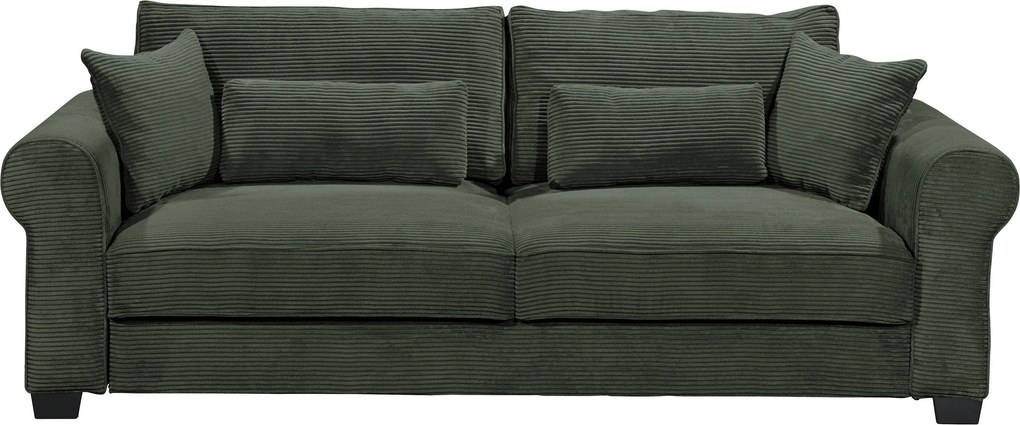 XXXLutz ROZKLÁDACÍ POHOVKA, textil, tmavě zelená MID.YOU - Rozkládací pohovky - 002220051605