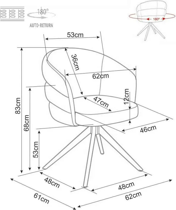 Jídelní židle Kiowa, šedá