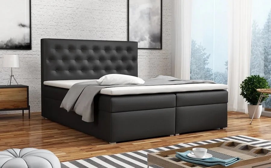 Casarredo - Komfort nábytek Čalouněná postel ANTONIO BOX 160x200, s úložným prostorem, Madryt 9354