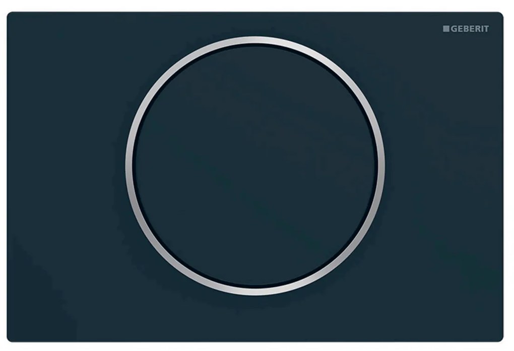 Geberit Sigma10 - Ovládací tlačítko Sigma10, černá mat/nerez 115.758.14.5