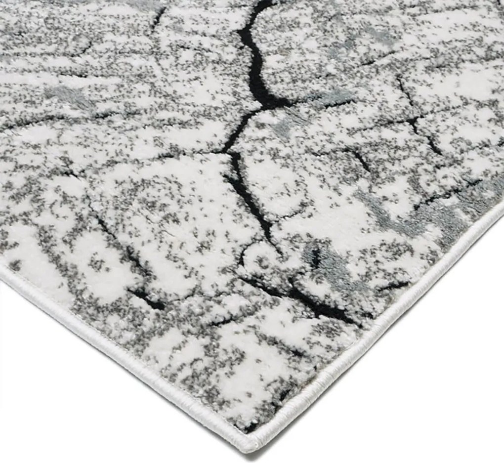 BE Koberec Miami Plus MIAMI PLUS 0300 GREY - šedý obdélníkový Rozměr: 60x100 cm