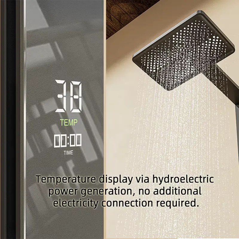 Termostatický sprchový systém BSE1719 | 5 provedení — Chrom
