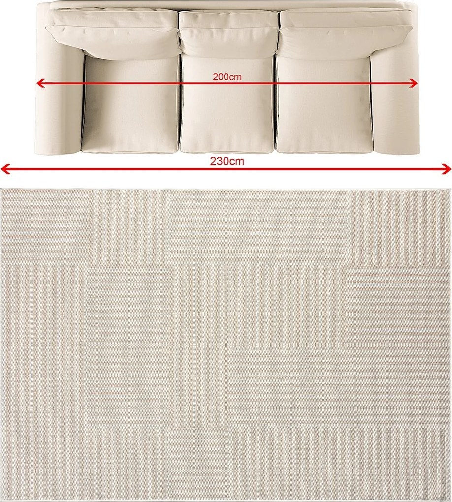 Koberec Mellow Beige I 160x230 cm