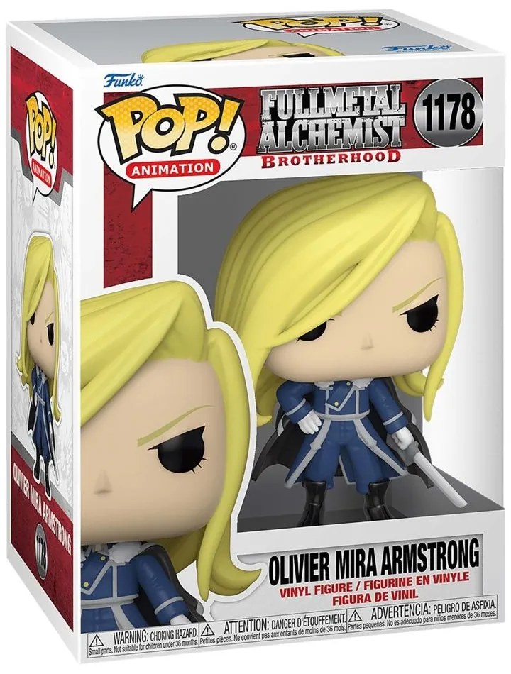 Figurka funko pop 1178 animation: fullmetal alchemist: brotherhood - olivier mira armstrong