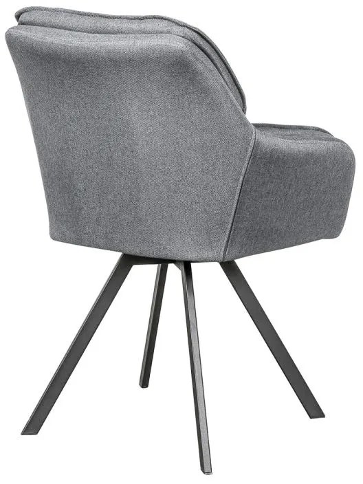 Designová židle Joe, šedá
