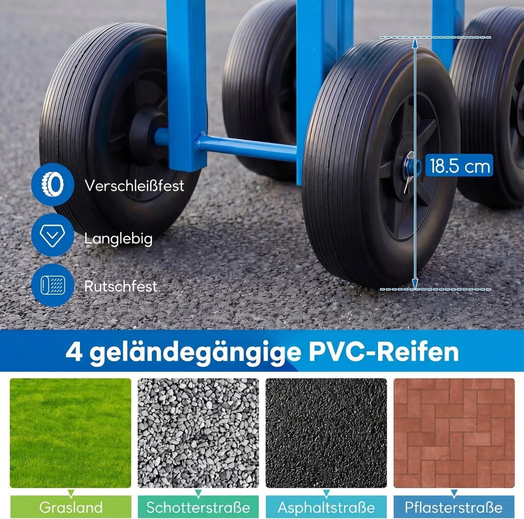 Costway Zahradní vozík na kolečkách Rolovací pracovní sedák s 360 °