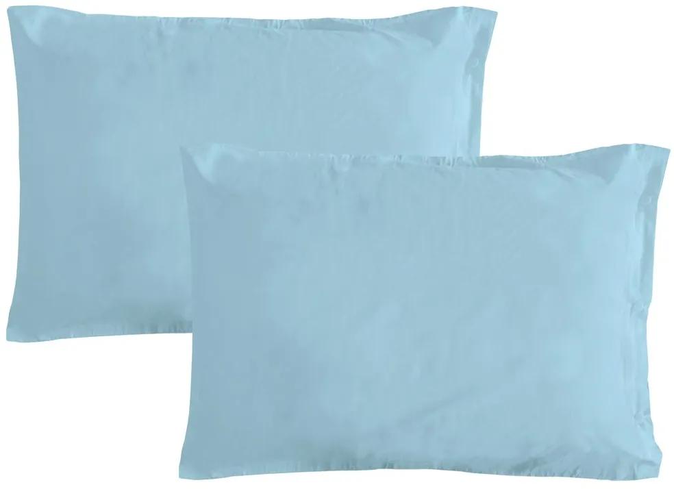 Gipetex Natural Dream Povlak na polštář italské výroby 100% bavlna - 2 ks sv.modrá - 2 ks 70x90 cm