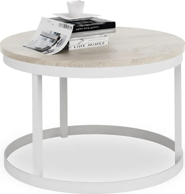ADRK Furniture Konferenční stolek RINEN CT-RNN-W-S
