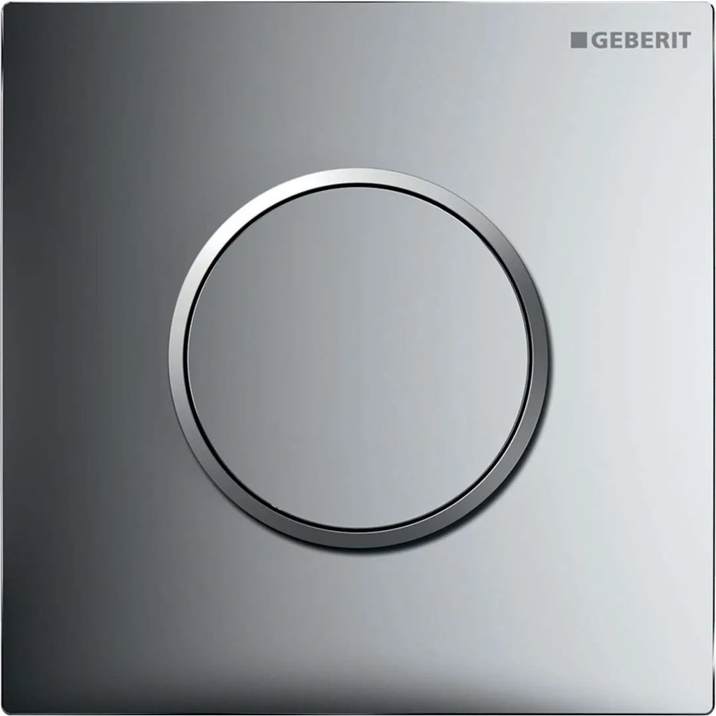 Geberit - Pneumatické ovládání splachování pisoáru typ 10, chrom/chrom mat 116.015.KH.1