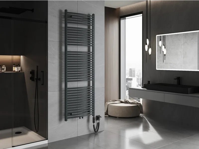 Mexen Ares, elektrické topné těleso 1800 x 600 mm, 900 W, antracitová, W102-1800-600-2900-66