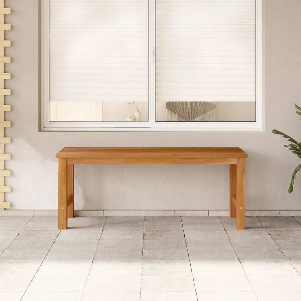 Zahradní lavice 114 cm masivní teakové dřevo 316626