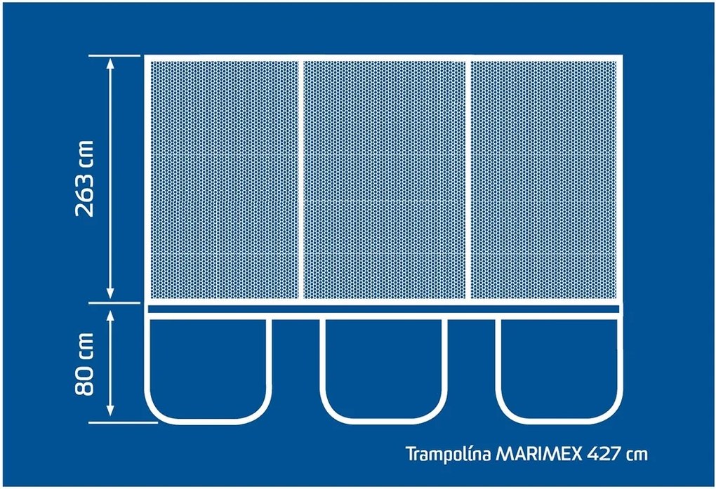 Marimex 427 cm + ochranná síť + žebřík