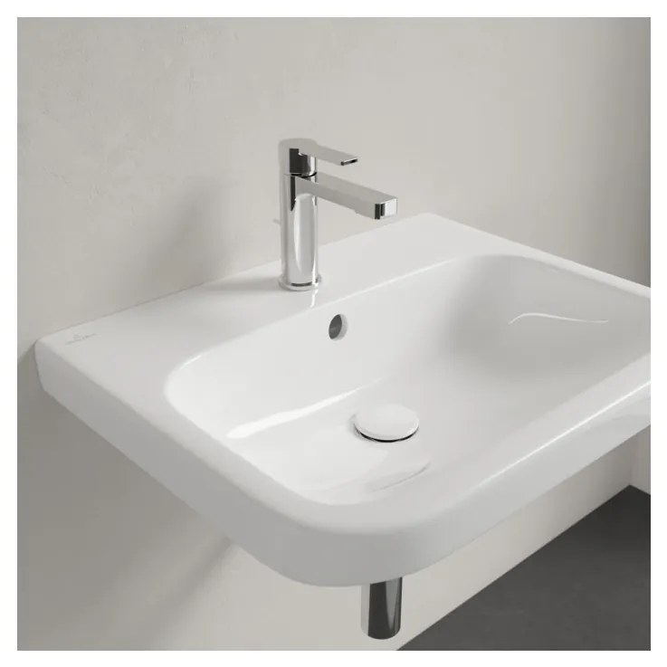 Villeroy & Boch ARCHITECTURA - Umyvadlo, 550x470x180 mm, s přepadem, bílá alpin CeramicPlus 41885GR1