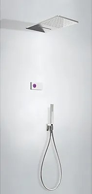 TRES - Termostatický podomítkový elektronický sprchový set SHOWER TECHNOLOGY Včetně elektronického ovládání (bílá barva). Z 09286308