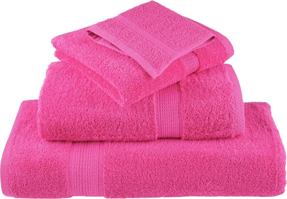 Prémiové mycí utěrky SOLUND 4 ks růžové 30x30 cm 600 g/m² 137516