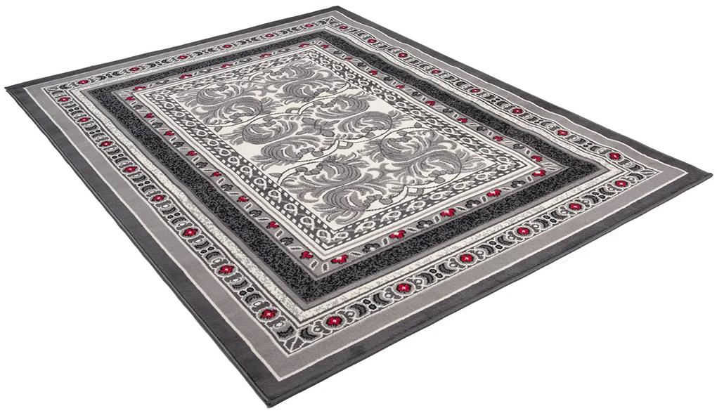 Chemex Moderní koberec Tap - orientální 1 - šedý Rozměr koberce: 80x150 cm