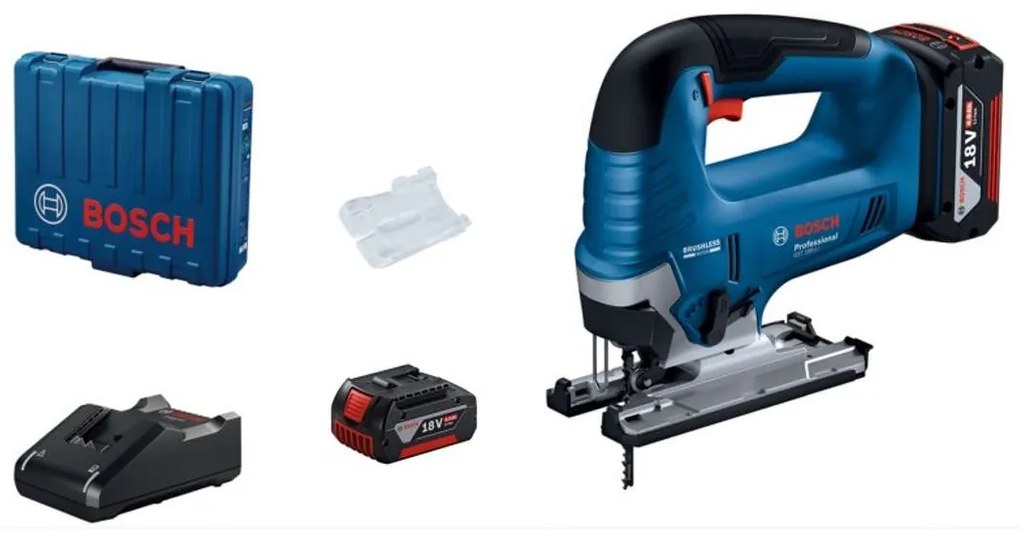 Bosch - 18V AKU přímočará pila, 2x aku 4,0 Ah, nabíječka 06015B3024
