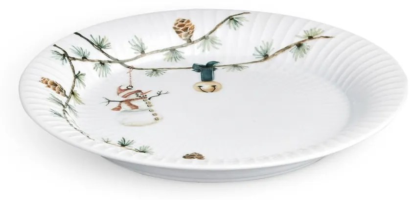 Porcelánový vánoční talíř Kähler Design Hammershoi Christmas Plate, ⌀ 22 cm