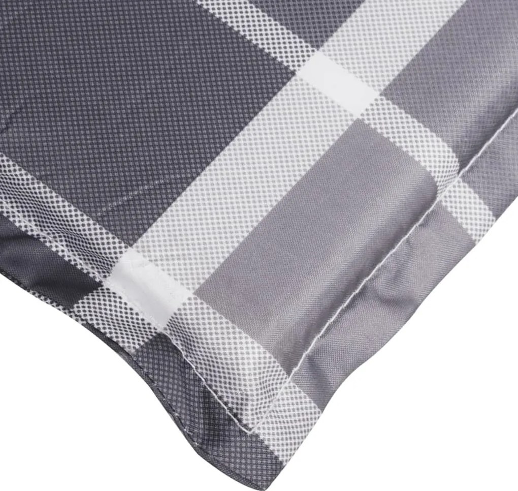 vidaXL Poduška na lehátko 200 x 60 x 3 cm oxfordská látka [314217] Barva: Šedá