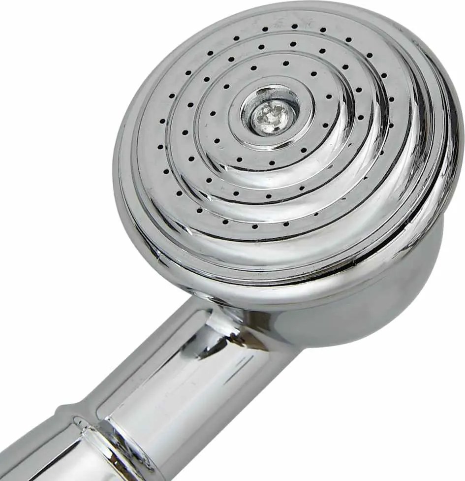 Vanová baterie s 2 kohoutky + ruční sprcha chrom retro 146491