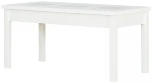 Obdélníkový stůl se sklem (bílý)