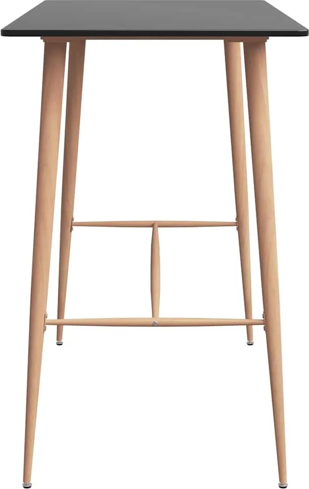 7dílný barový set černý 3057479