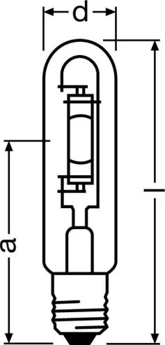 Výbojka OSRAM HQI-T 400W/N E40 teplá bílá 3700K