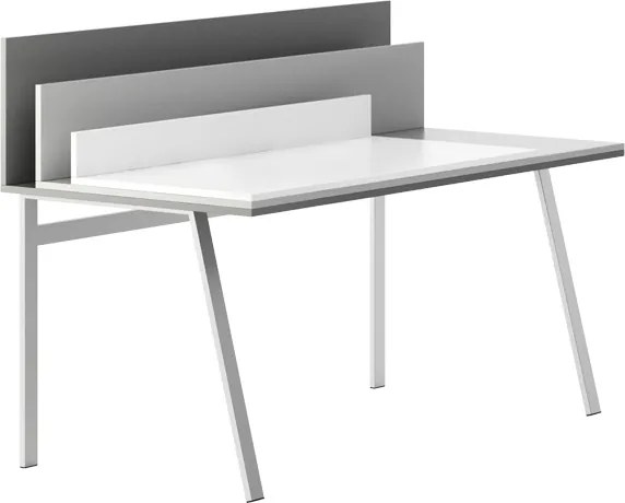 PLAN Pracovní stůl SINGLE Gray LAYERS