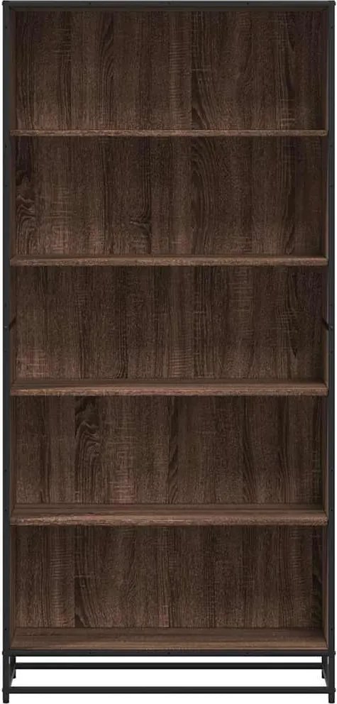 Knihovna hnědý dub 80,5 x 35 x 170,5 cm kompozitní dřevo 3300859